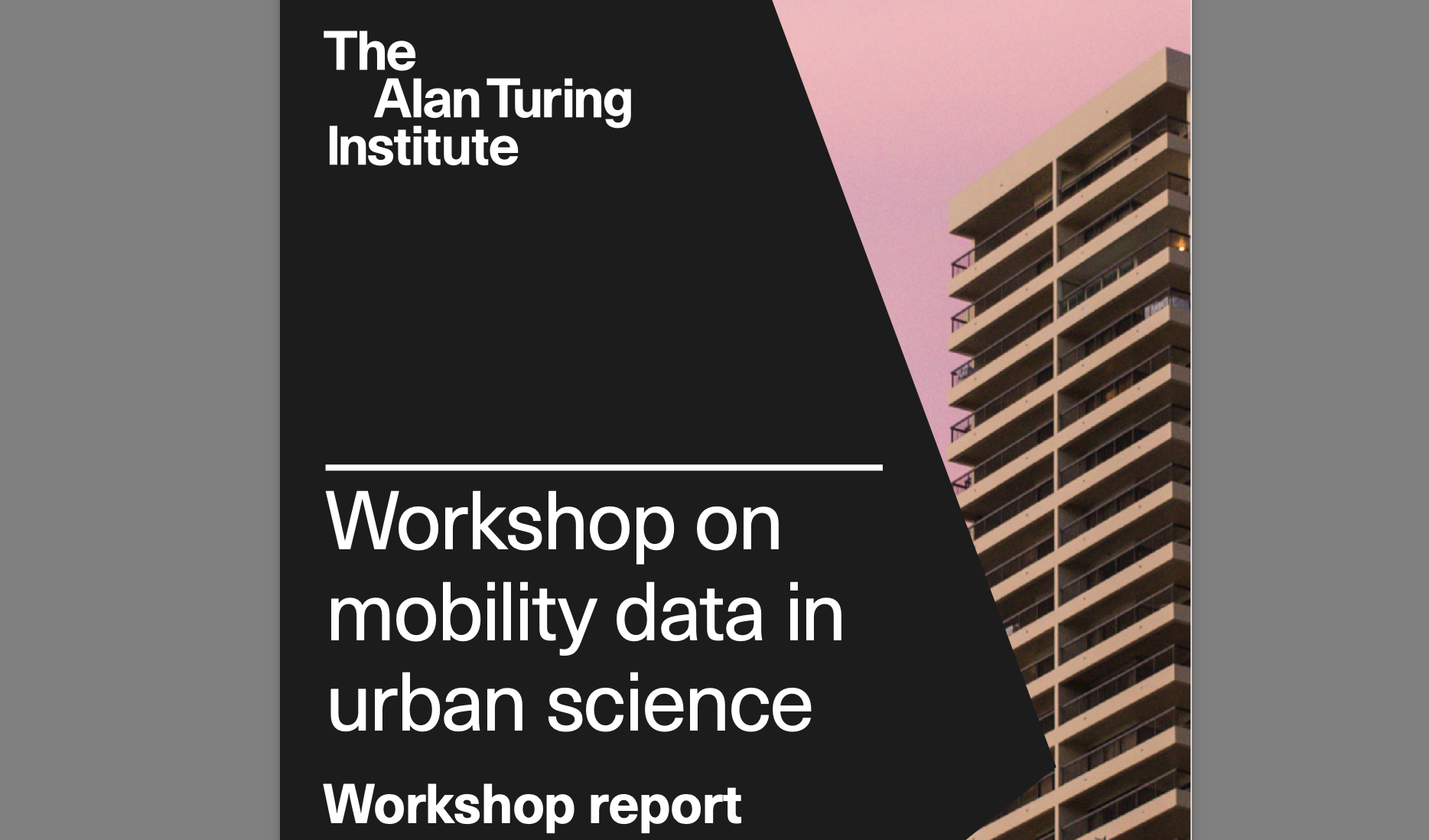 Mobility data in urban science | Academic Mobility data in urban science | Academic