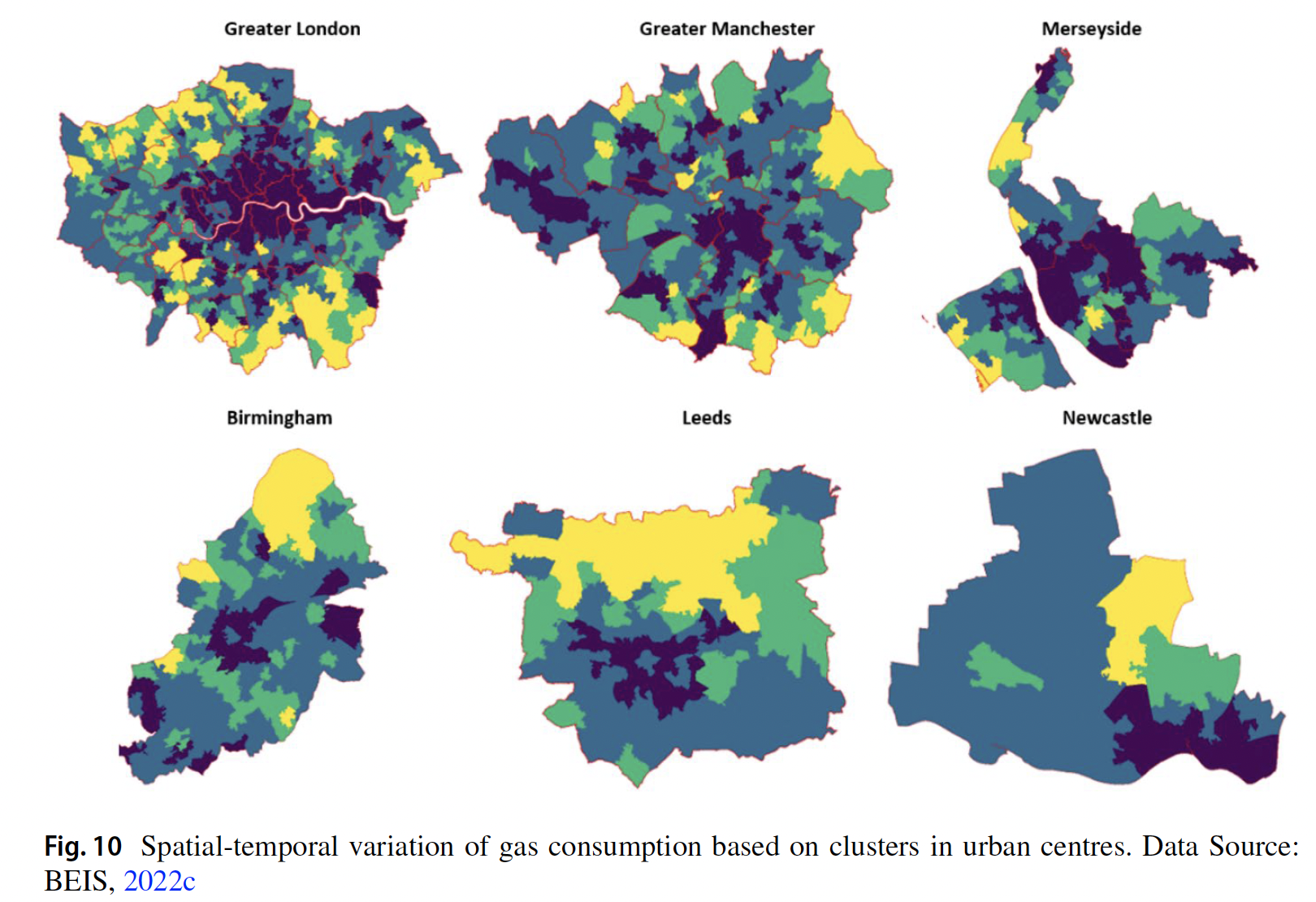 Spatial Temporal Dynamics Of Gas Consumption In England And Wales